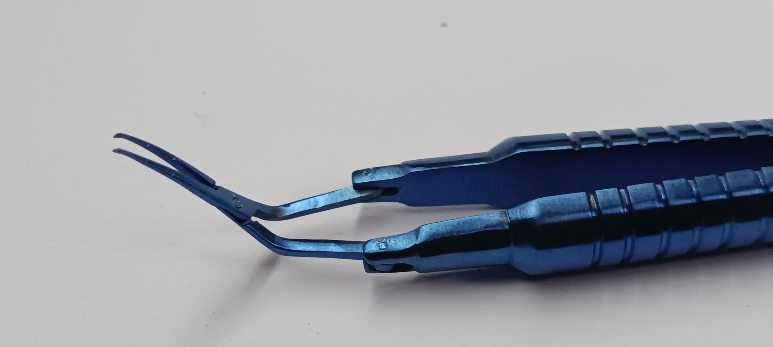 Inamura Capsulorhexis Forceps Cross Action Tips Round Handle : Amazon ...