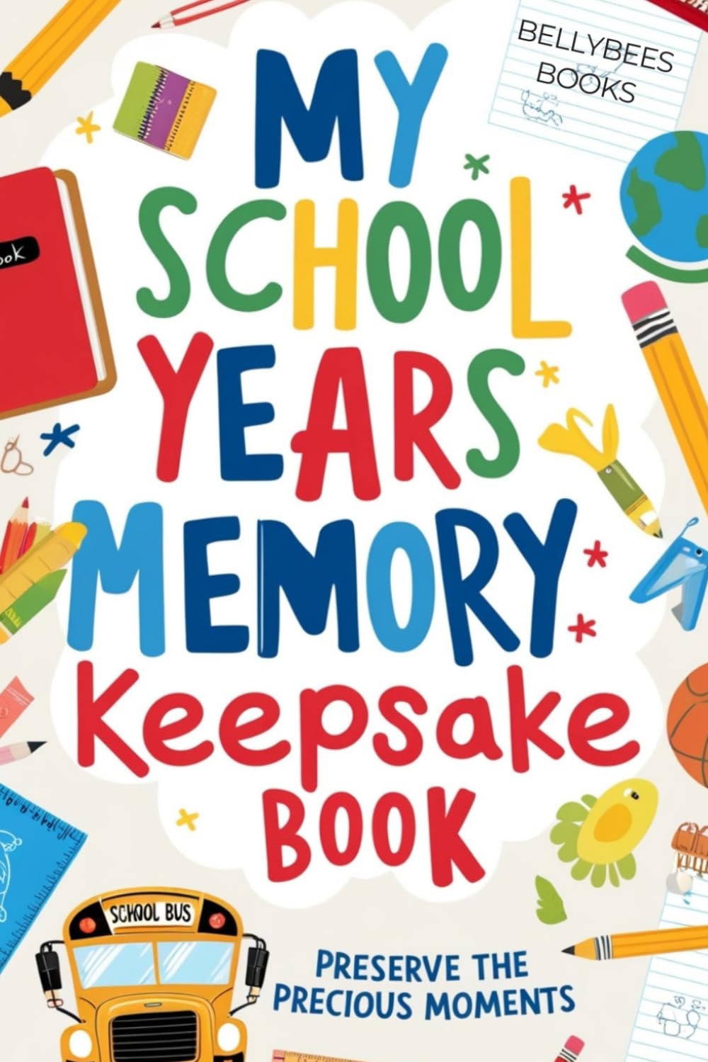Amazon.com: My School Years Memory Keepsake Book!: Keepsake Album from ...