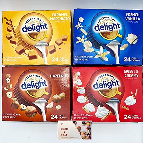 Amazon.com: Delight Creamer Singles Flavors Sweet Cream, Caramel ...
