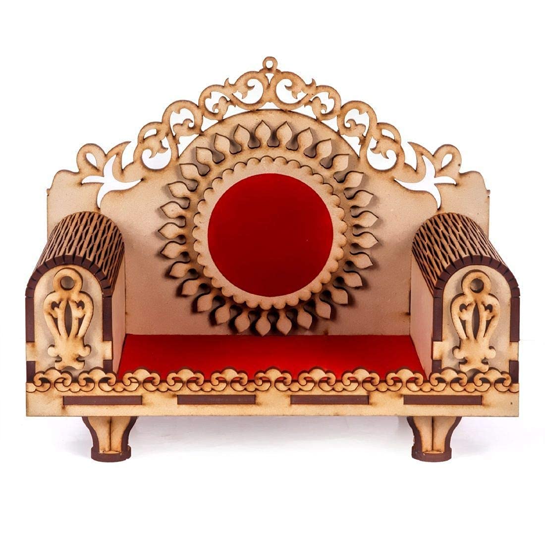 Buy Tilak Venture Wooden God Stand, Bal Gopal Singhasan, Jhula, Pooja ...