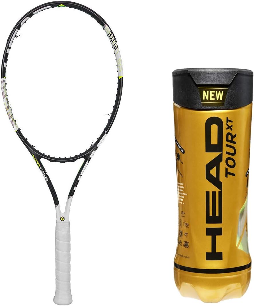HEAD Graphene XT Speed Elite Tennis Racket with HEAD Tour Ball 3 Ball ...