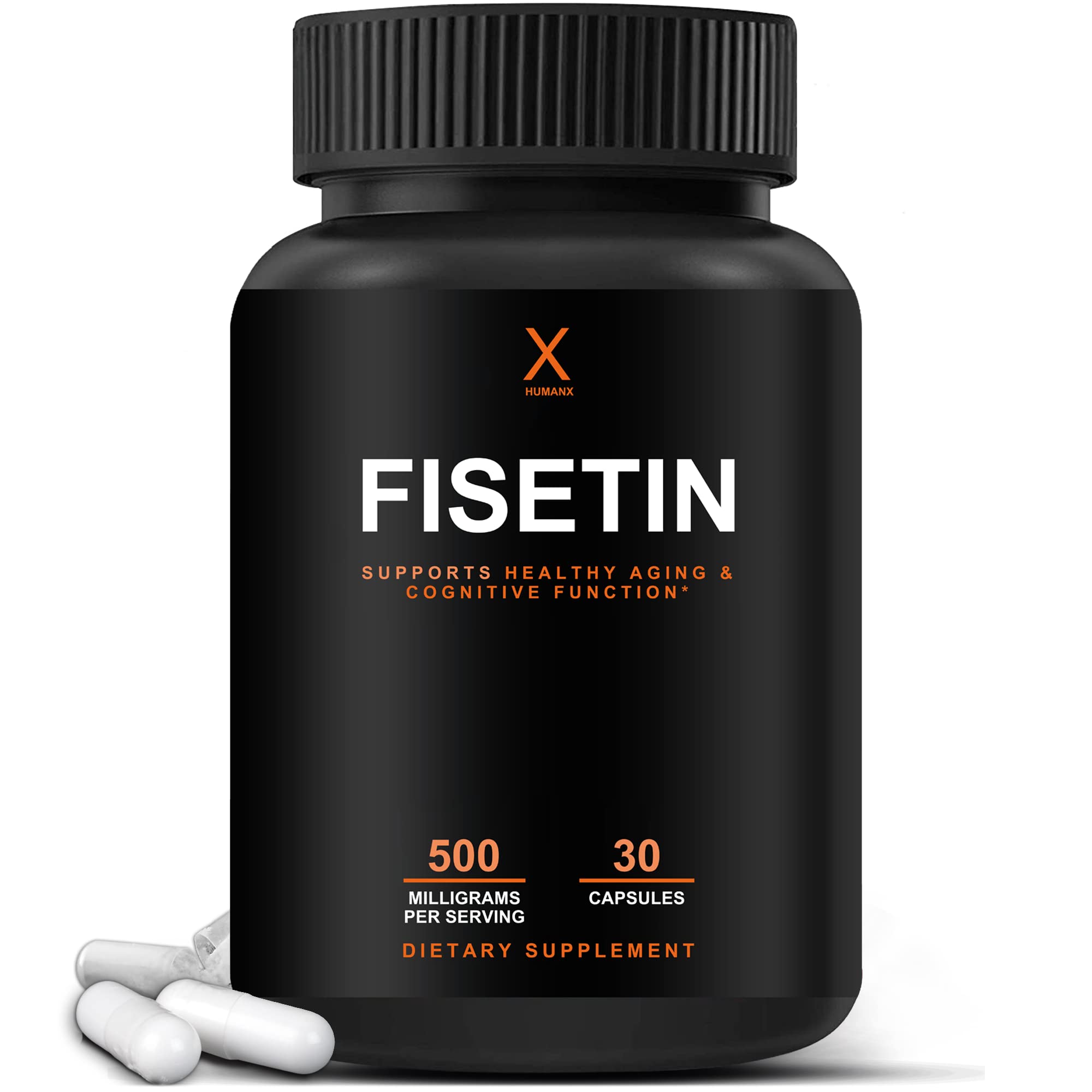 Buy Fisetin 500mg - 98% Pure Fisetin Supplement (Similar to Apigenin ...