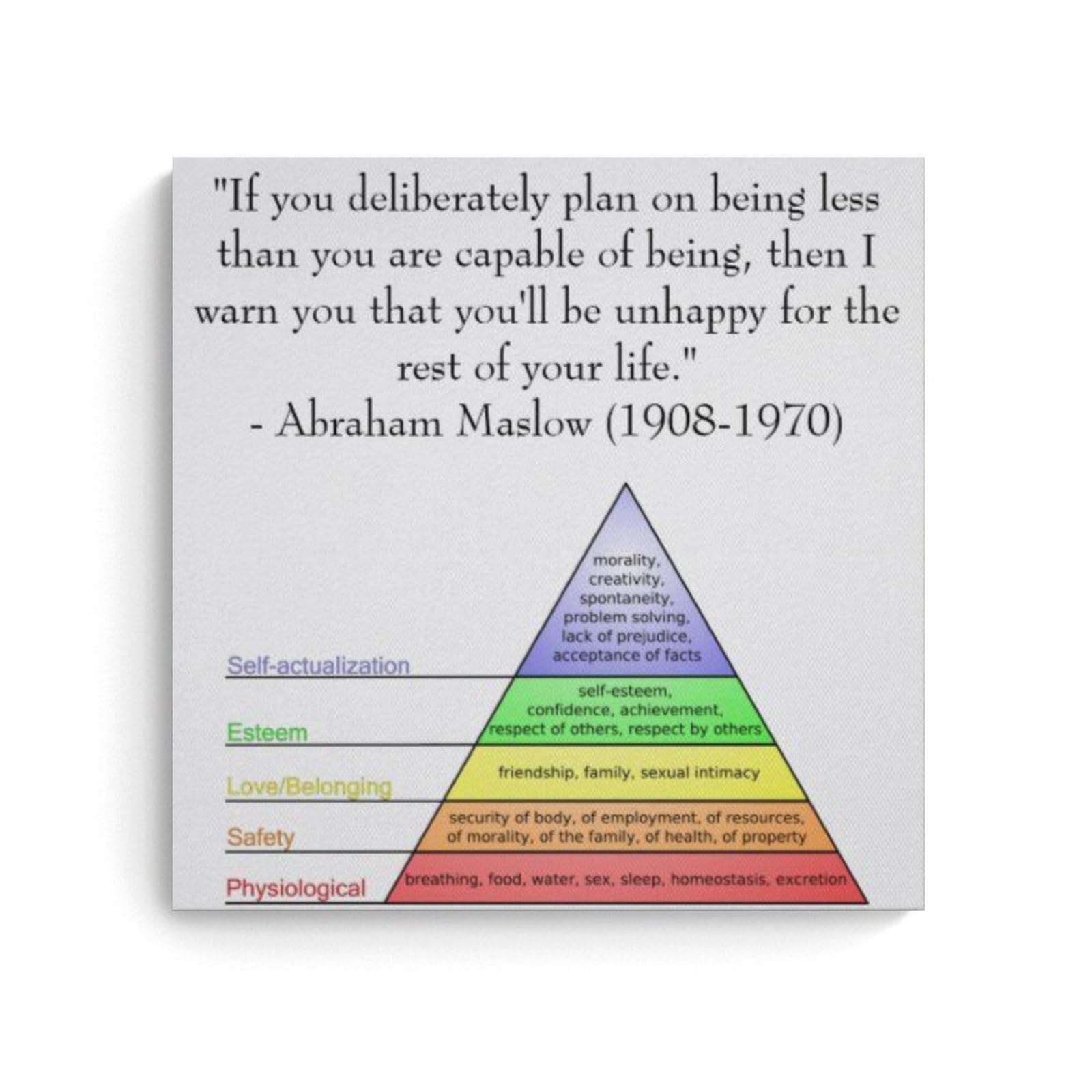 Abraham Maslow Abraham Maslow Wrote His Hierarchy Of Needs In 1943