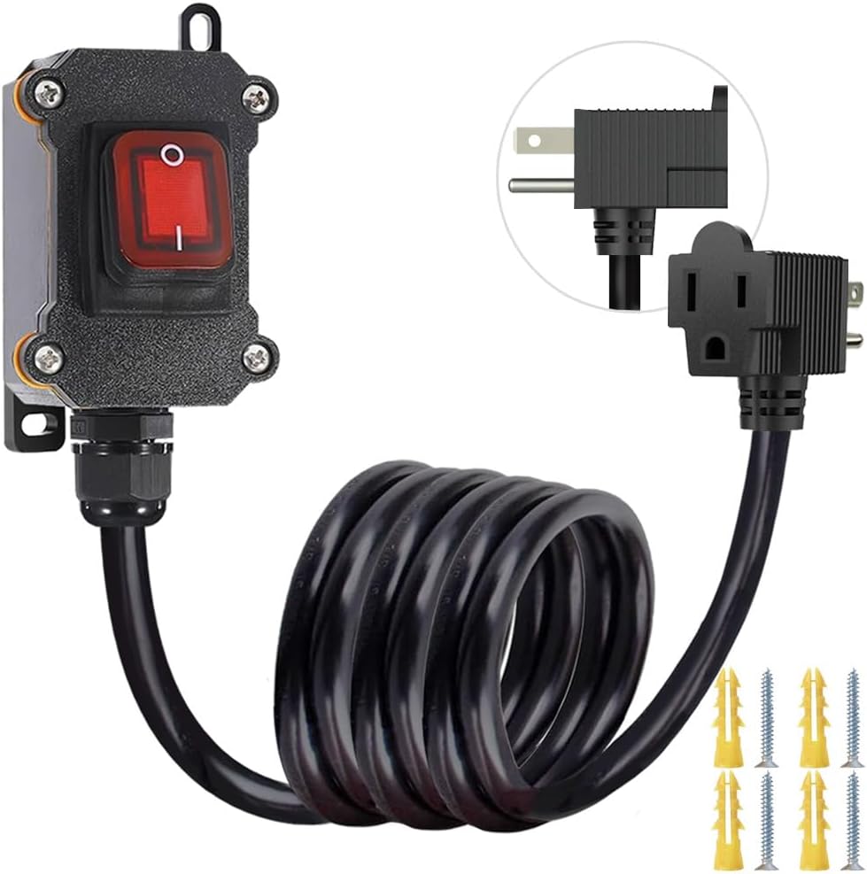 Amazon.com: MARSTEK Heavy Duty Waterproof Extension Cord with On/Off ...