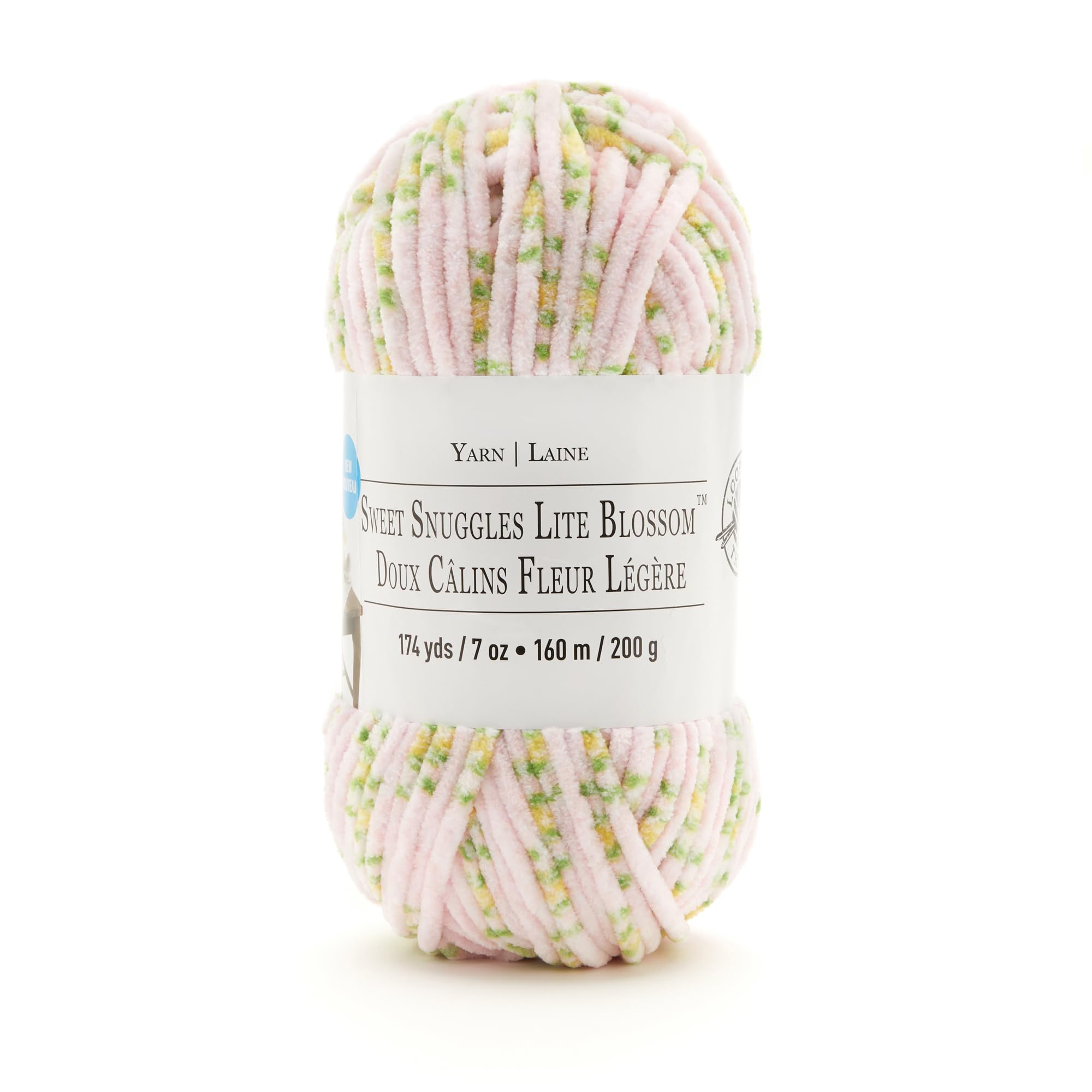 Amazon.com: Sweet Snuggles Lite Blossom Yarn by Loops & Threads - Yarn ...