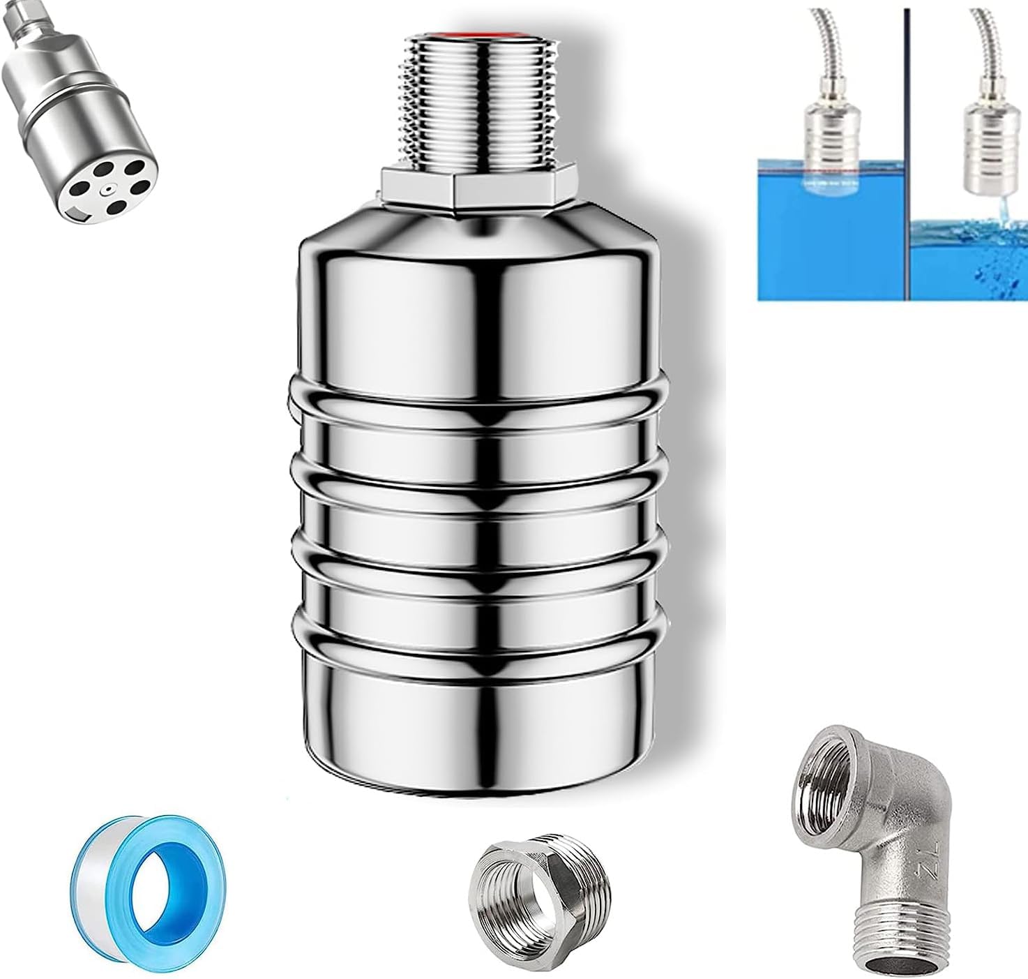 Amazon.com: 304 Stainless Steel Fully Automatic Water Level Control ...