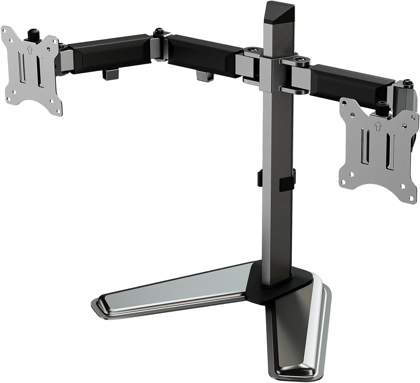 Amazon.com: WALI Dual Monitor Stand for Desk, Computer Monitor Stands ...