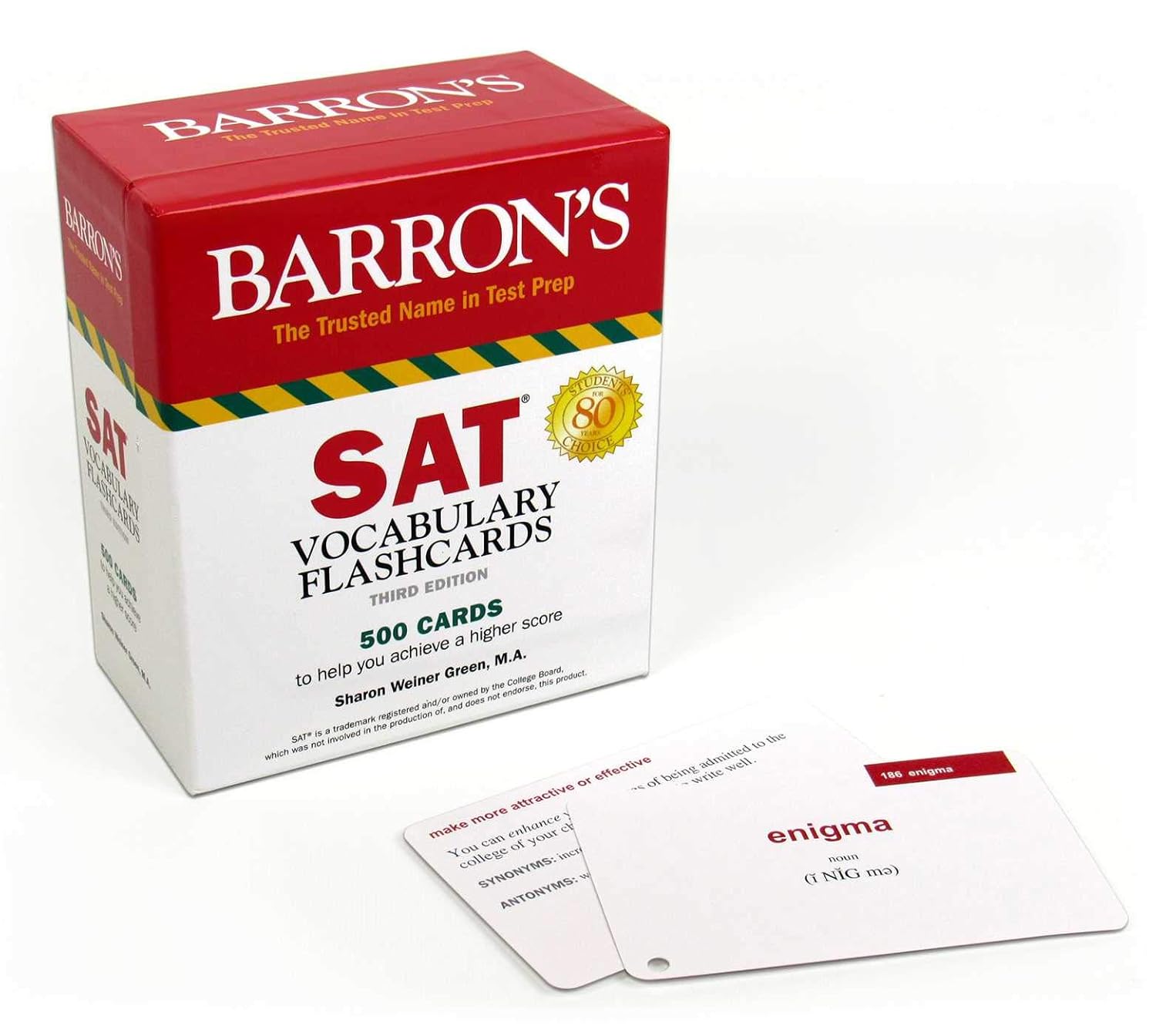 Amazon.com: SAT Vocabulary Flashcards: 500 Cards Reflecting the Most ...