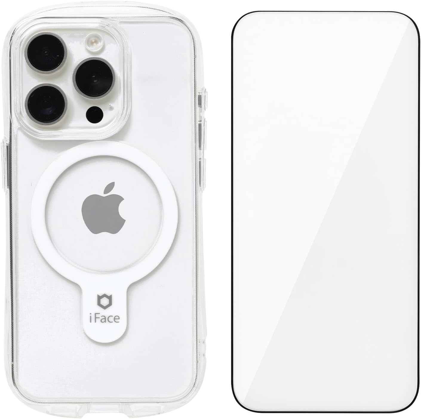 Amazon.co.jp: iFace Reflection Magnetic iPhone 15 Plus ケース MagSafe 対応 クリア 強化ガラス (ベージュ) ガラスフィルム ...