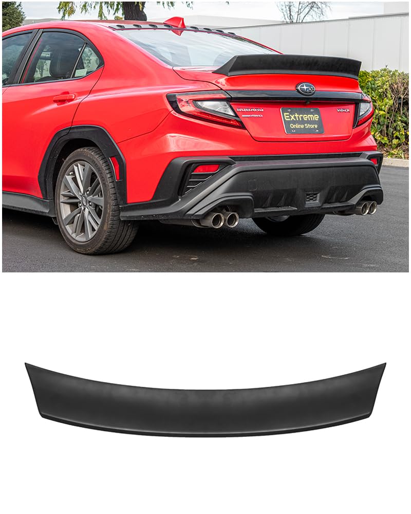 Rear Bumper Lip Spoiler Diffuser Wrx Sti 2022 Black Rear Bumper Lip ...