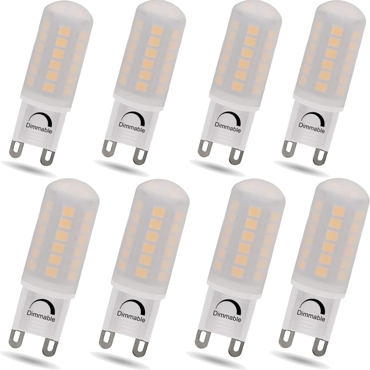 BAOMING G9 LED Bulb 3W, 40 Watt T4 G9 Halogen Equivalent, 3000K Soft ...