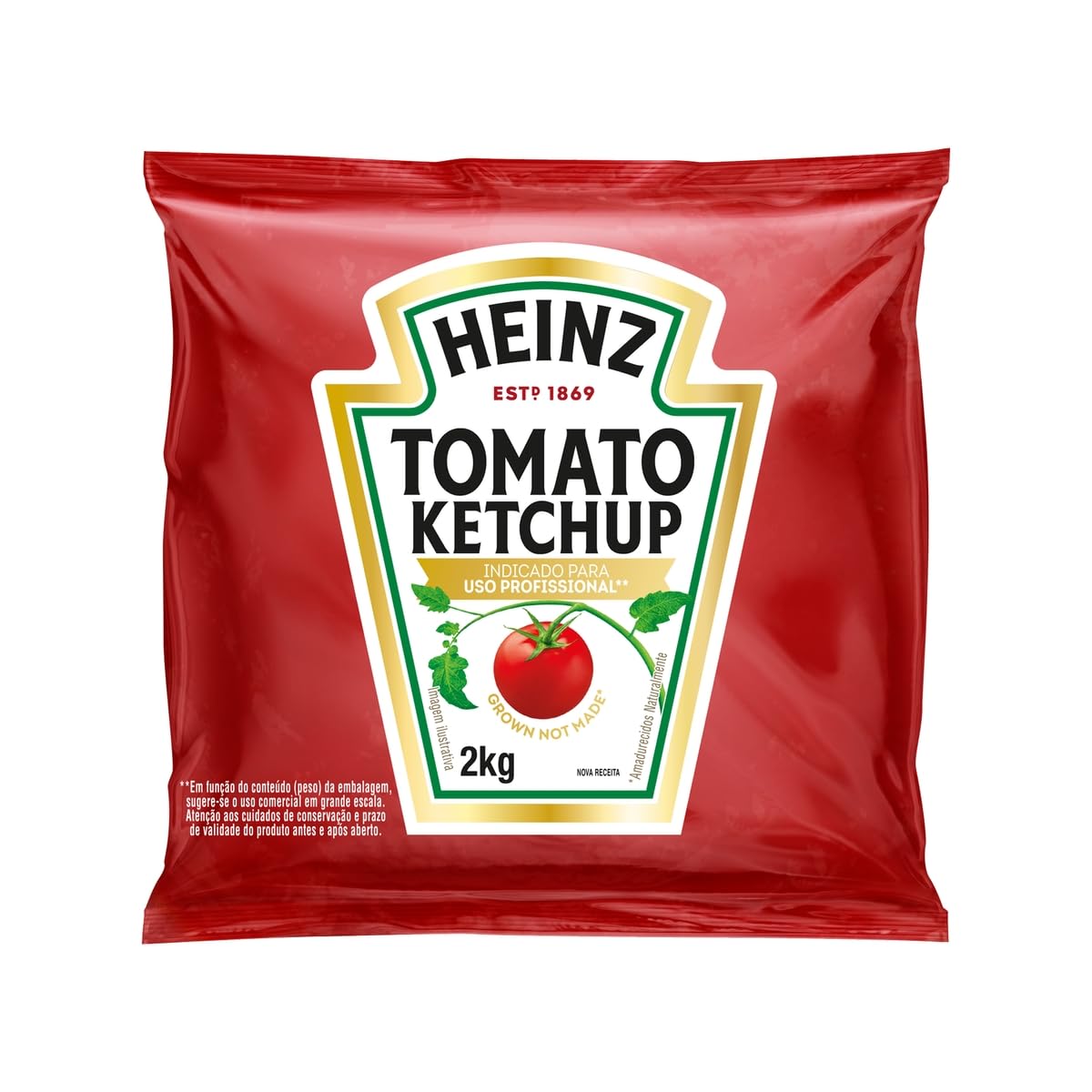 Heinz Ketchup Sache Tradicional, 2KG - Tamanho Grande | Amazon.com.br