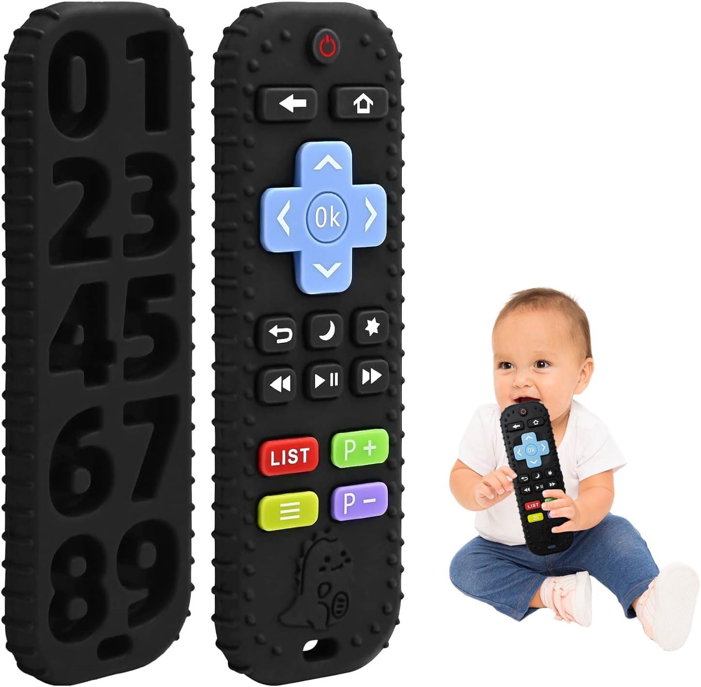 Amazon.com : BIGSPINACH Baby Video Game Controller Teether Toy Funny ...