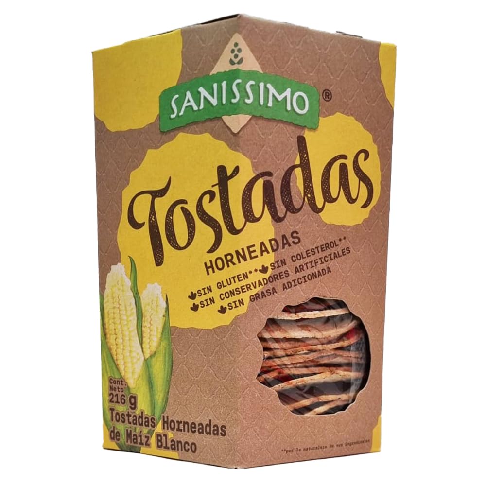 Sanissimo Tostadas 216g / Mexican Crispy Corn Tortillas, Gluten Free ...