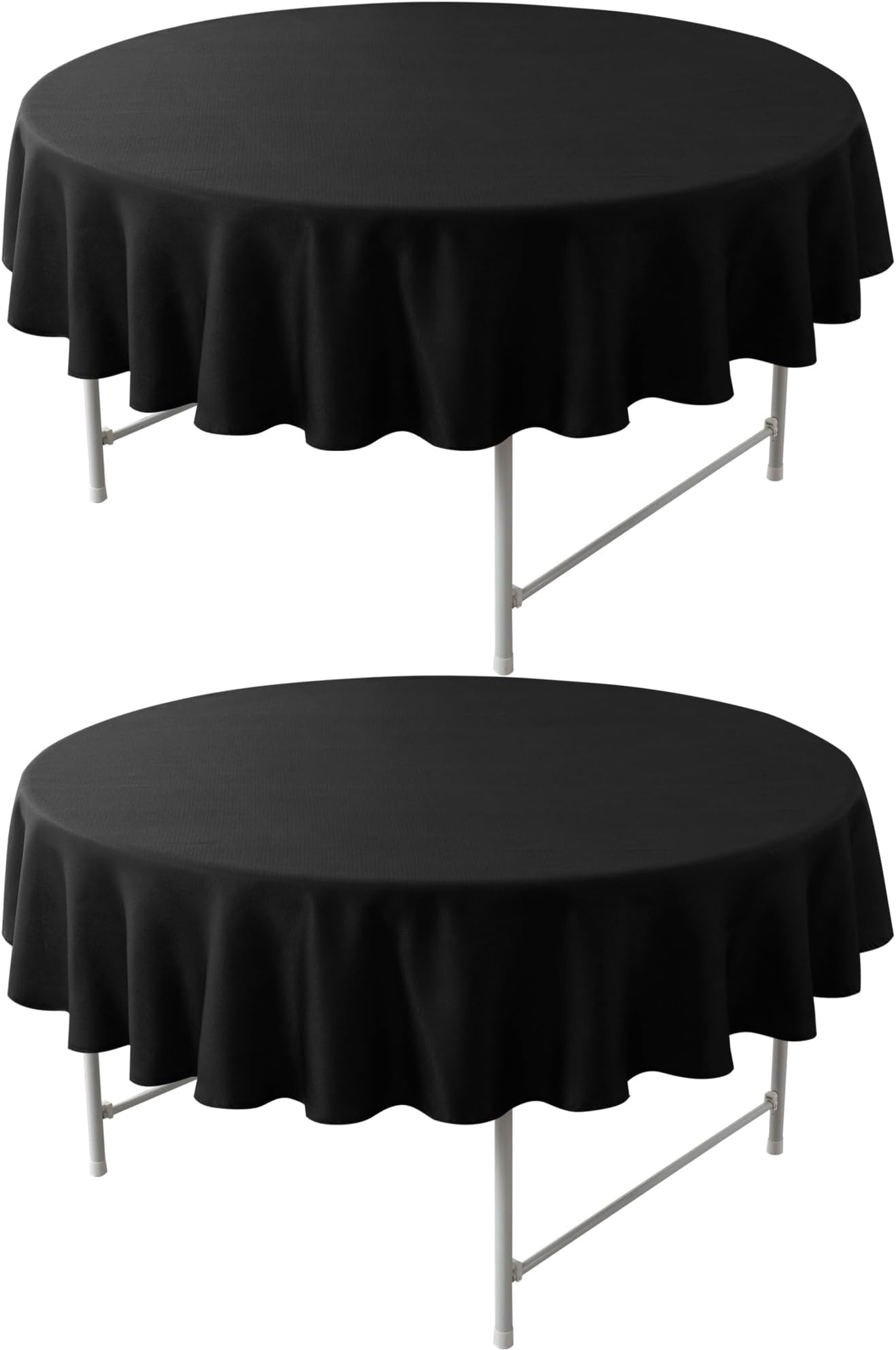 Amazon.com: LALAPORT 120" Round Polyester Tablecloth for Parties ...