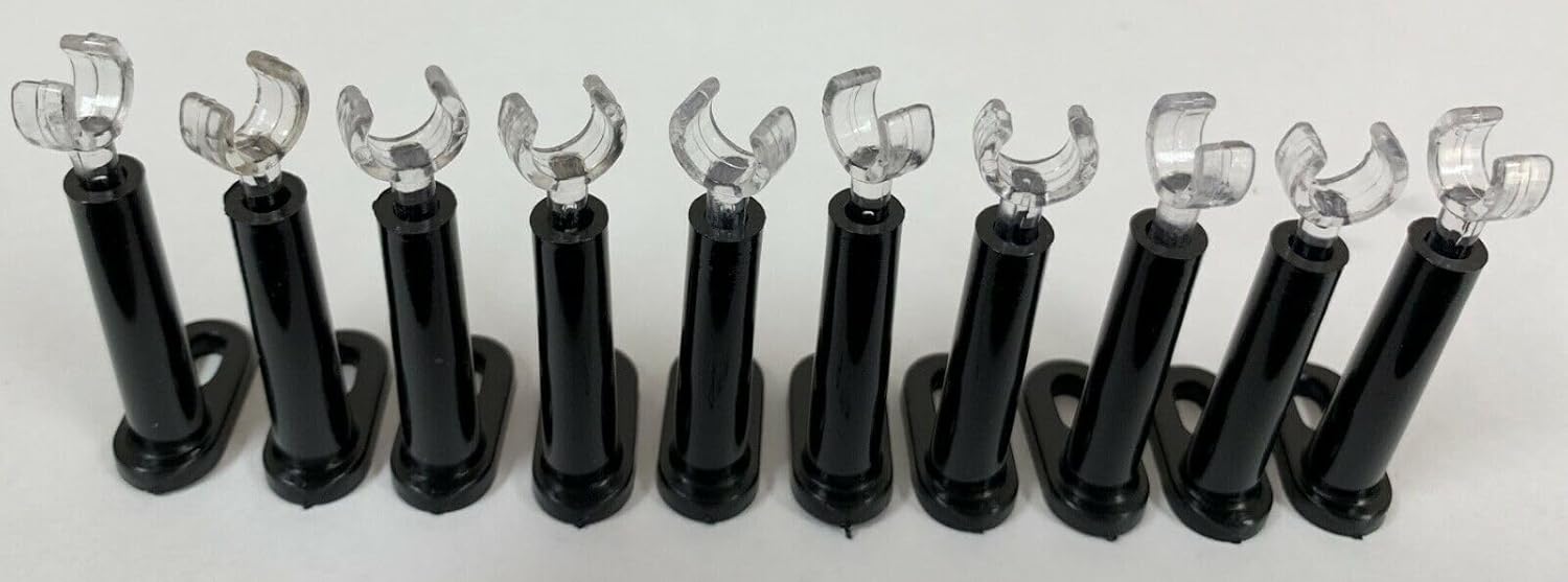 Amazon.com : 10 pcs Lots of 8mm∅ x 38mm Tall Neon Sign Tube Support ...