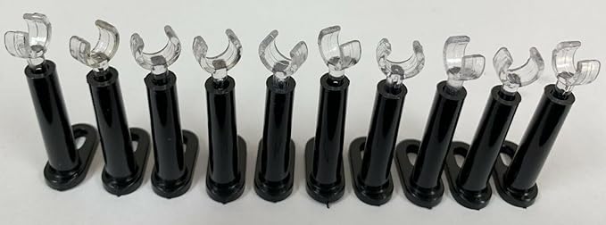 Queen Sense 10 pcs Lots of 8mm∅ x 38mm Tall Neon Sign Tube Support ...