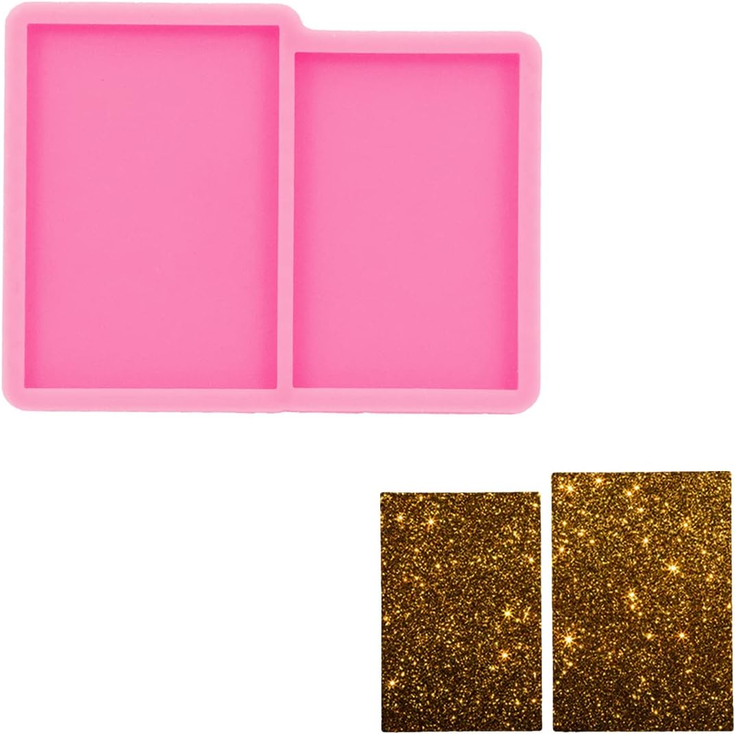 Amazon.com: Rectangle Resin Silicone Mold Epoxy Mold Phone Grip Mold ...