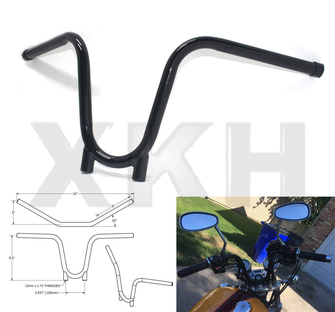 Amazon.com: SMT- 7/8 XS650 Bootlegger Handlebars chopper bobber ...