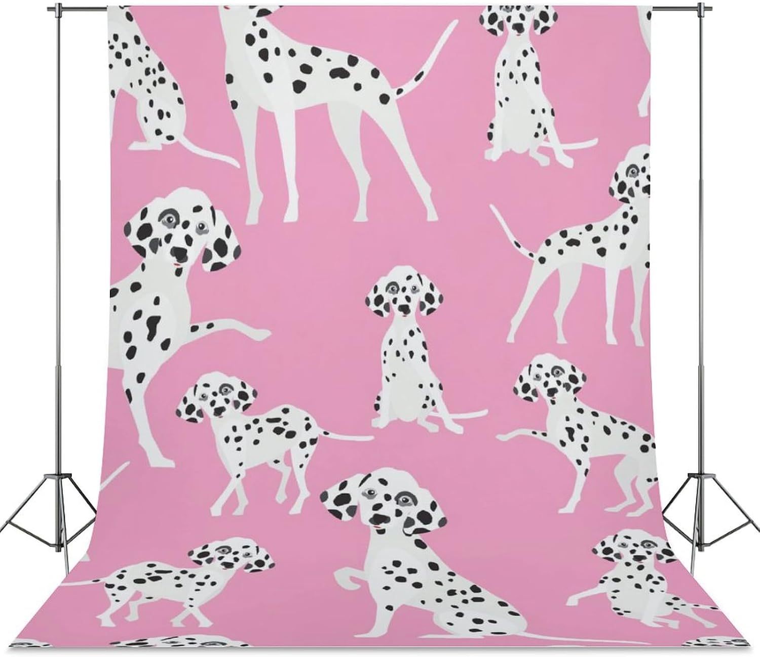 Amazon.com: Dalmatian Dogs Photo Backdrop Background Cloth Curtain for ...