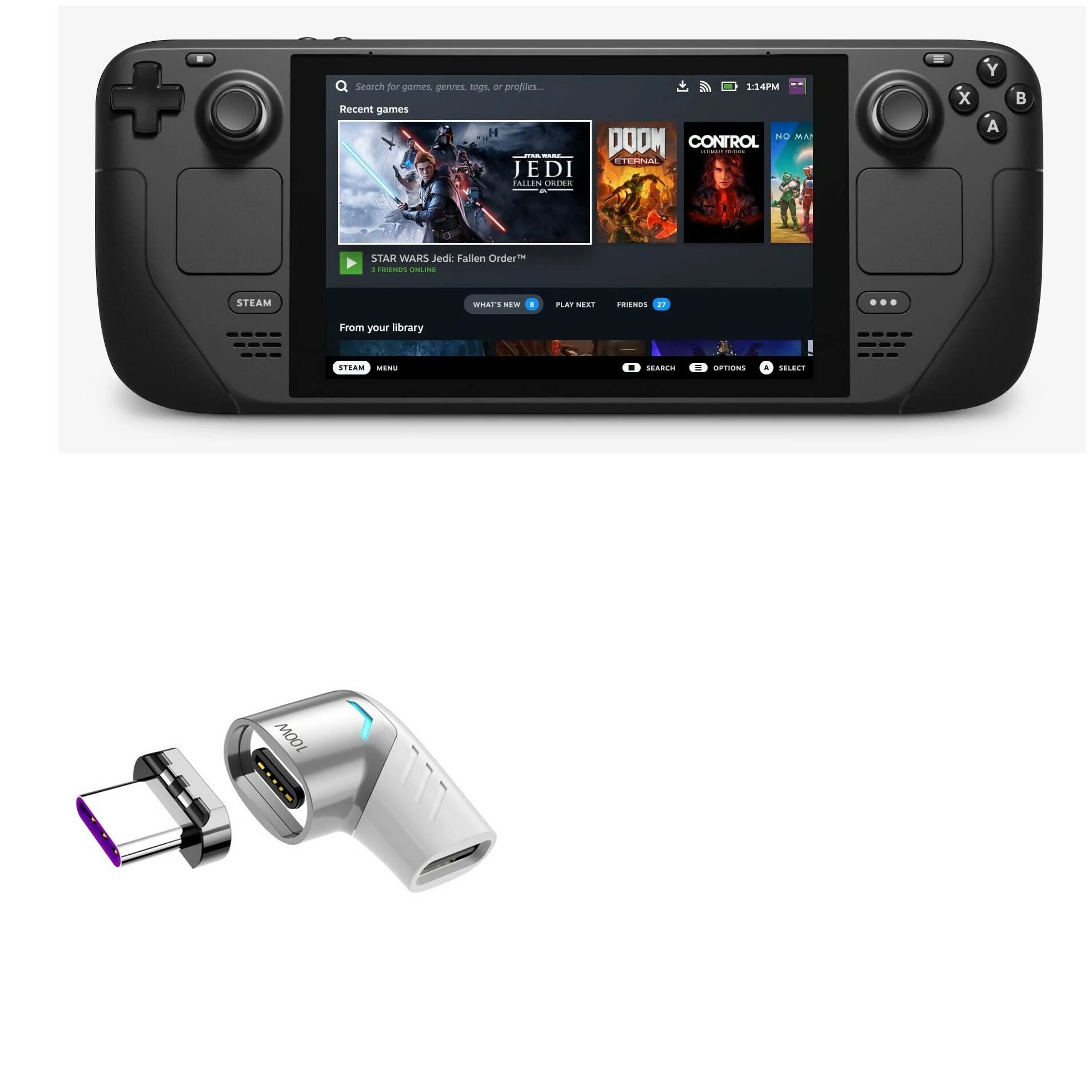 Buy BoxWave Adapter for Valve Steam Deck (Adapter by BoxWave ...