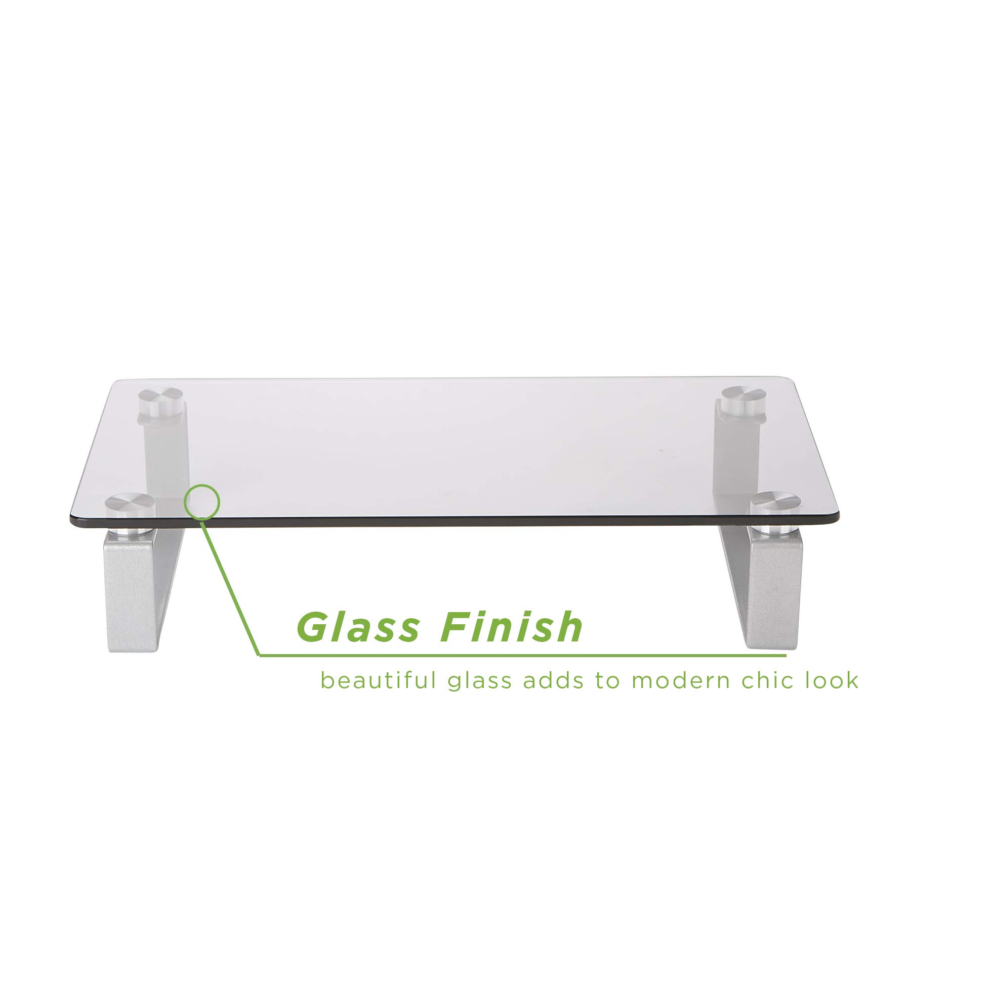 Mind Reader CLR, Desktop Monitor Riser for Computer, Laptop, Desk, iMac ...