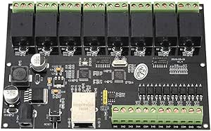 Amazon.com: Ethernet Relay Remote Controller Module, 8 Way Network ...