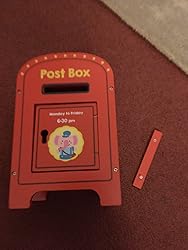 SOKA Wooden Post Box Cute Elephant Stamps and Mail Creative Pretend ...