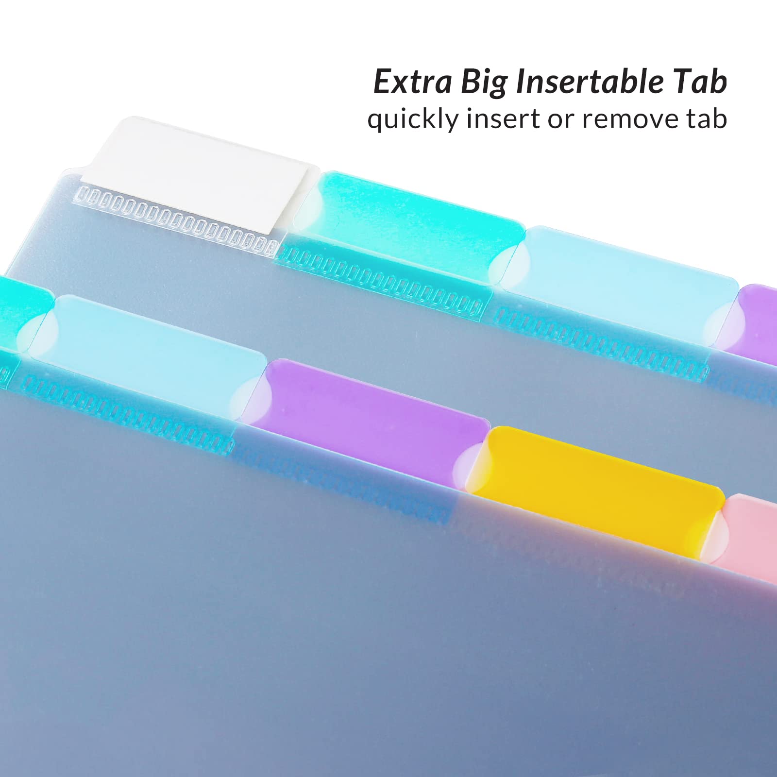 Binder Dividers With Pockets 24-Piece Binder Divider Set - Color-Tab ...