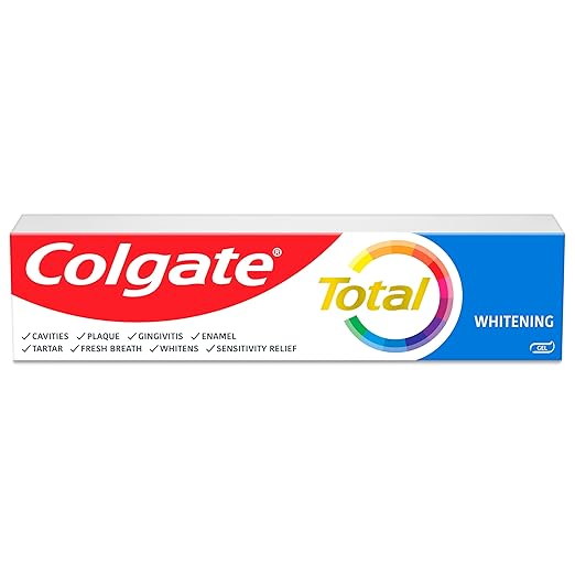 Amazon.com : Colgate Total Whitening Toothpaste Gel, 10 Benefits, No ...