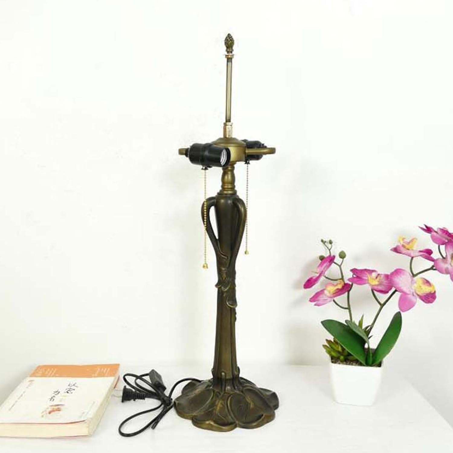 errzom Table Lamp Base Replacement Only, Wide 7 Inch Height 25 Inch ...