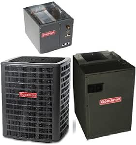 Amazon.com: Goodman R410A 16 SEER Complete Split System Heat Pump 5 Ton ...