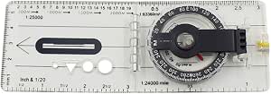 Amazon.com: ZGJHFF Acrylic Transparent Compass Outdoor Self-Driving Map ...