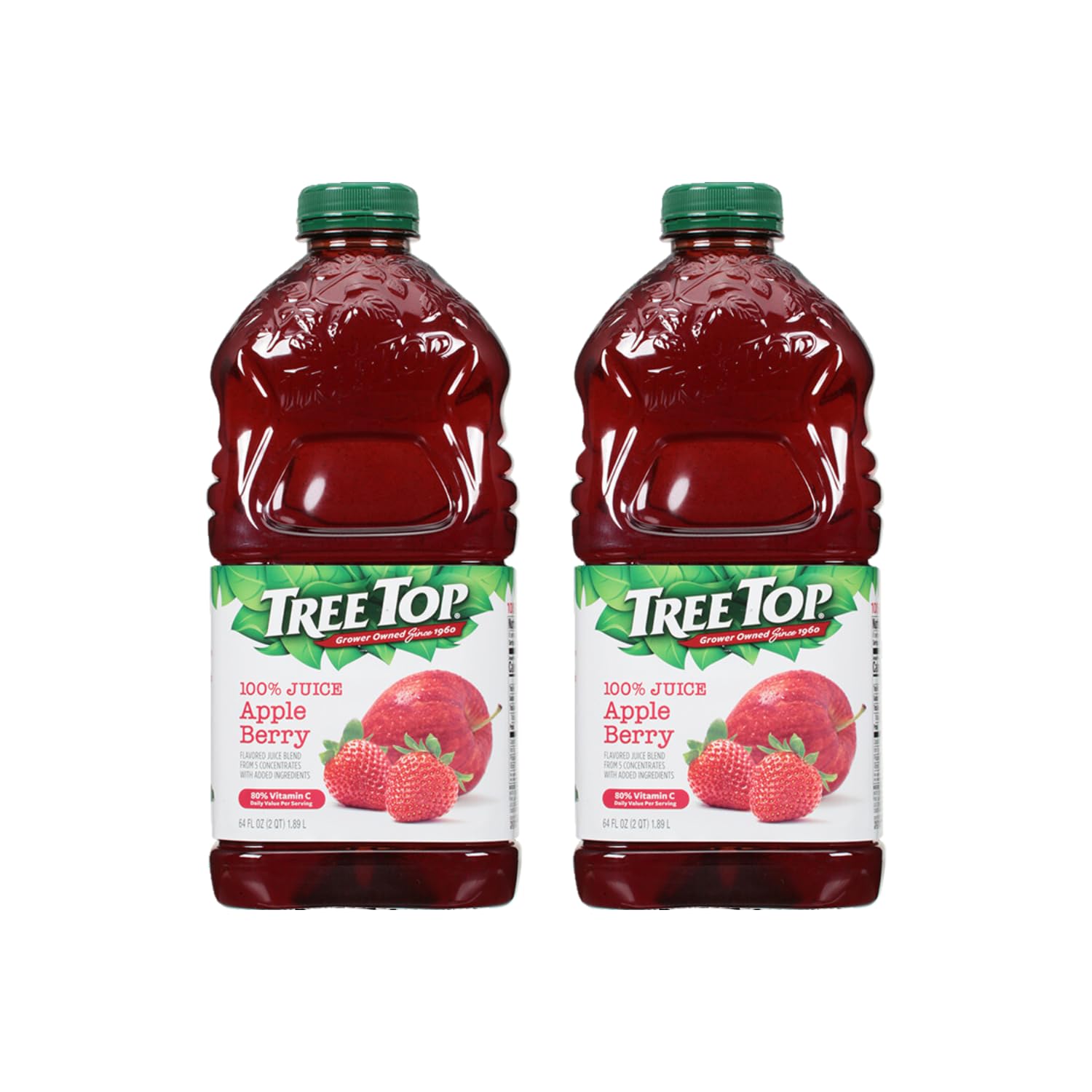 Amazon.com : Tree Top Apple Berry Juice, 64 Fl oz. (Pack of 2 ...