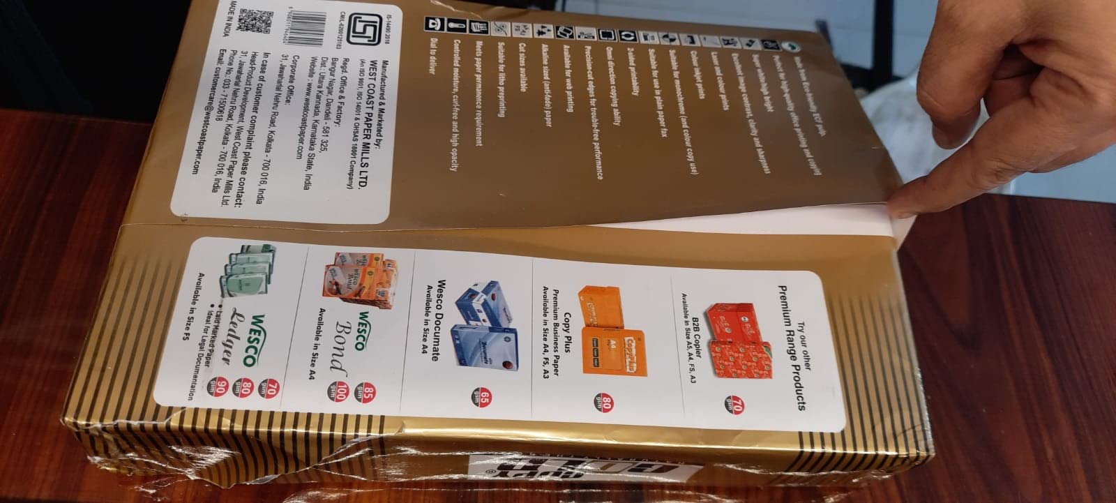 Copy Gold Copier Paper, 75 Gsm,A4, 500 Sheets, 1 Ream, White : Amazon ...