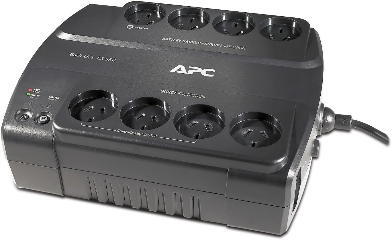 APC 550VA, 230V, 330W Wall Mountable UPS Backup with 8 Power Sockets ...