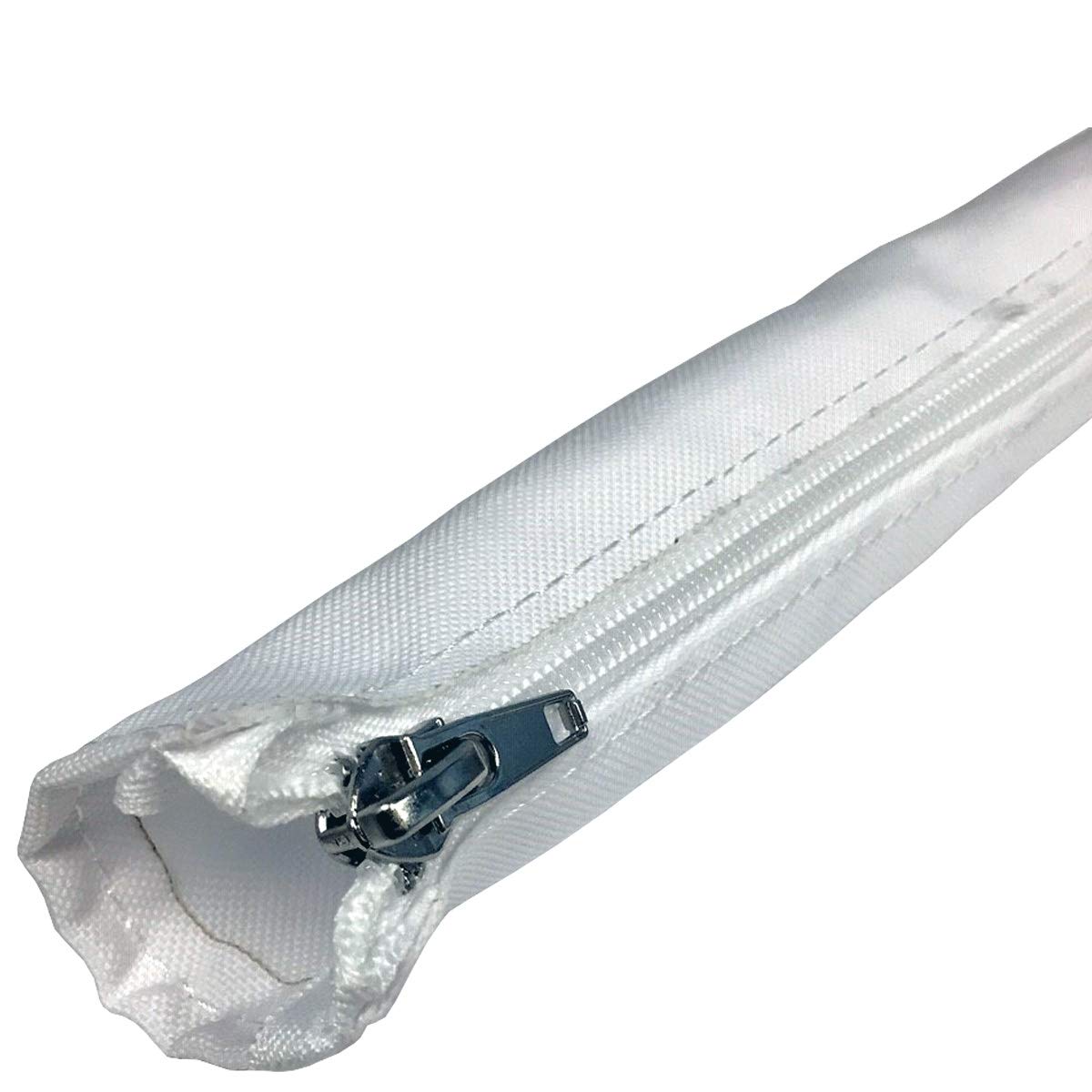 Amazon.com: Electriduct 1.25" Zipper Sleeve Braided Wrap Flexible Cable ...