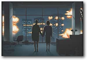 Amazon.com: Fight Club Poster End Scene Movie Poster (1) Picture Print ...