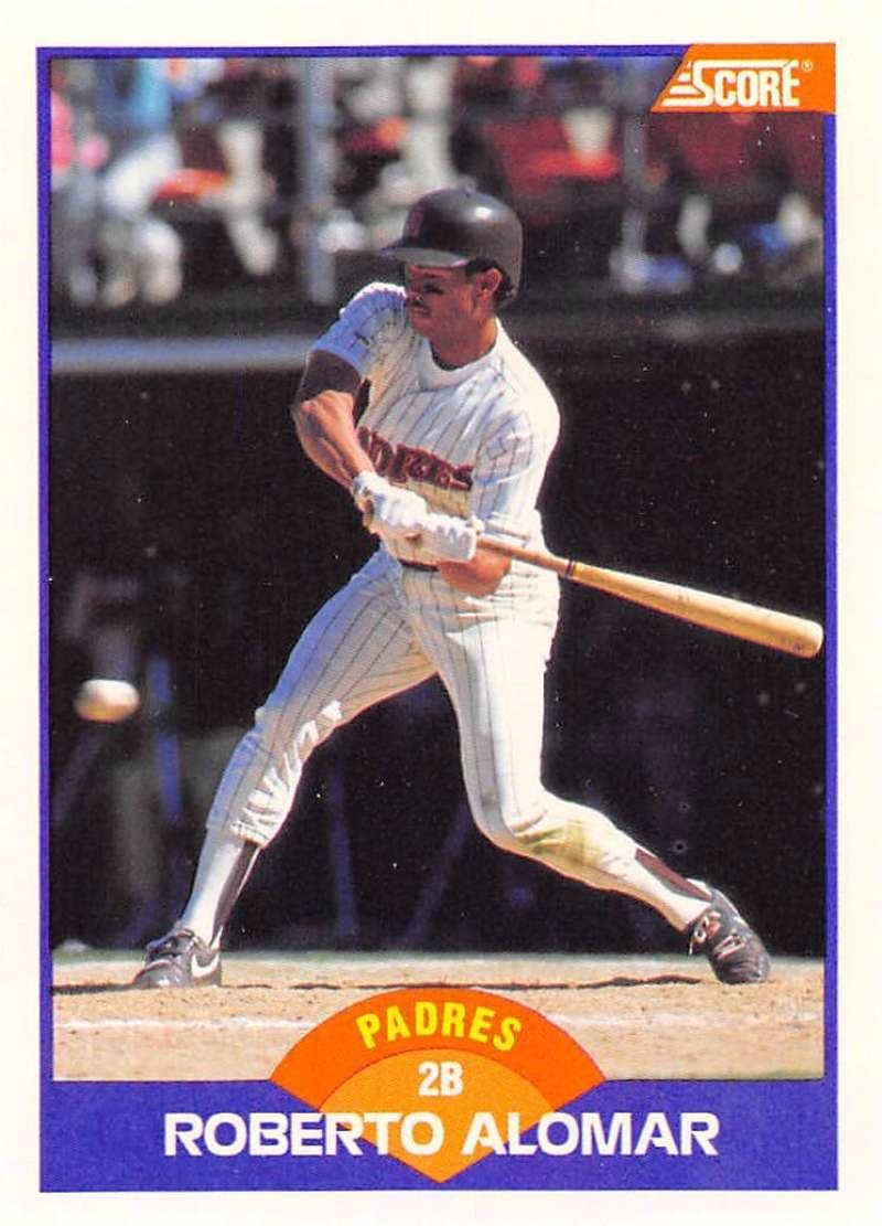 Amazon.com: 1989 Score #232 Roberto Alomar San Diego Padres ...