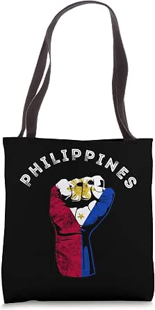 Amazon.com: Philippines Pinoy Fist Filipino Pilipinas Pride Roots Tote ...