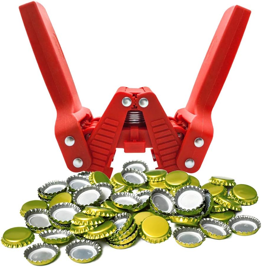 Amazon.com: Manual Bottle Capper Tool, Double Lever Hand Capper with ...