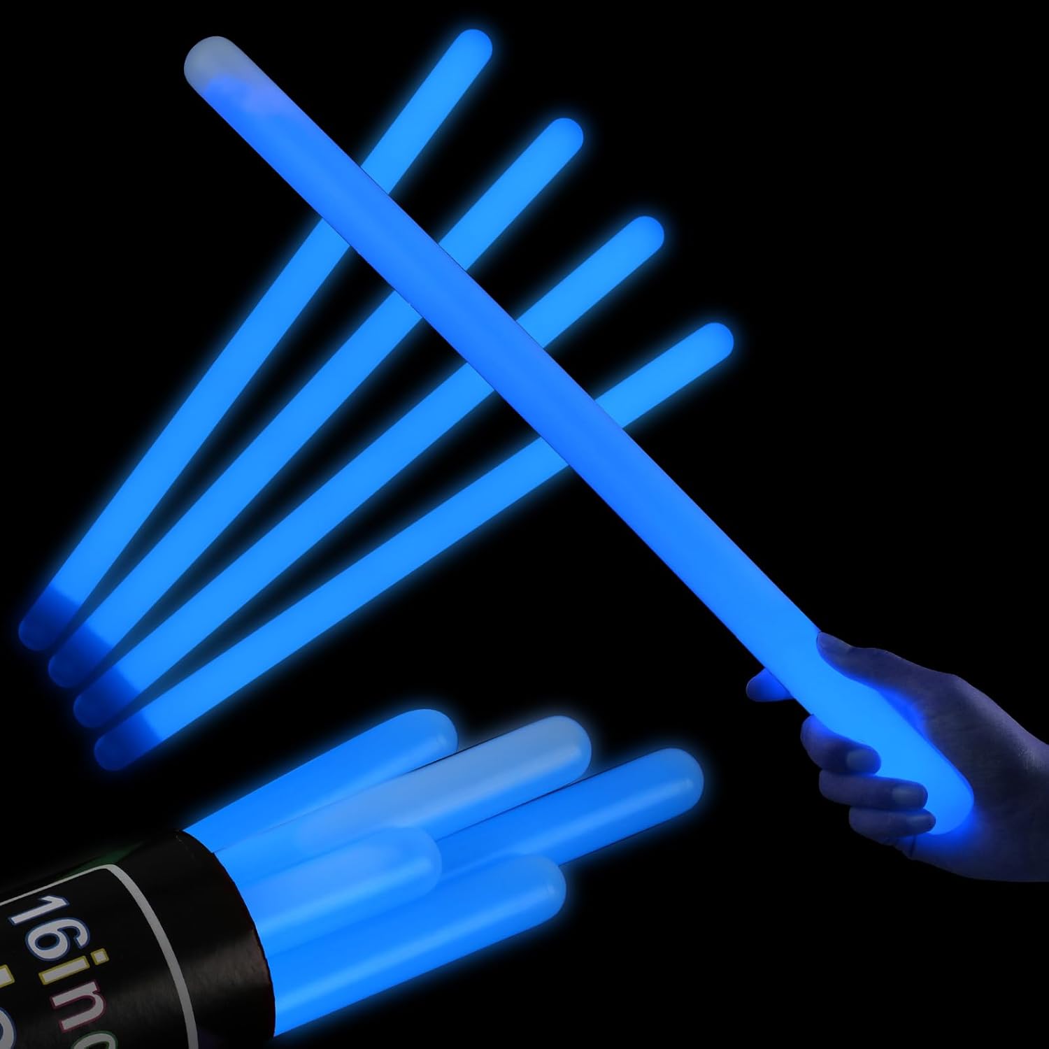 Amazon.com: Deekin 5 Pcs 16 Inch Industrial Grade Glow Sticks Bright ...