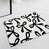 Amazon.com: Luxape Bow Rug - Bow Shaped bathmat - Handmade & Premium ...