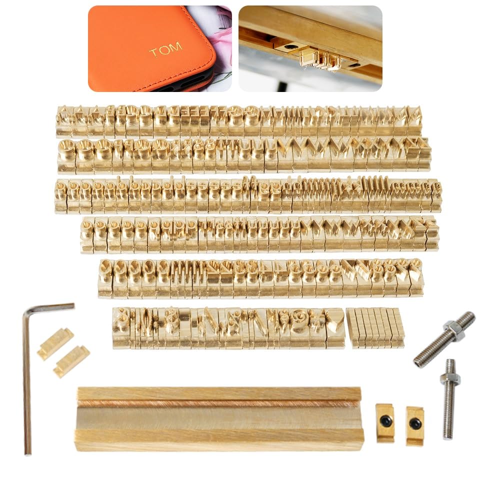 Amazon.com: ZONESUN Brass Stamping Letters Set for Hot Stamping Machine ...