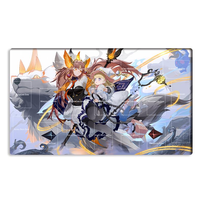 Amazon.com: New Mlikemat Playmat The Trial of The White Forest TCG CCG ...