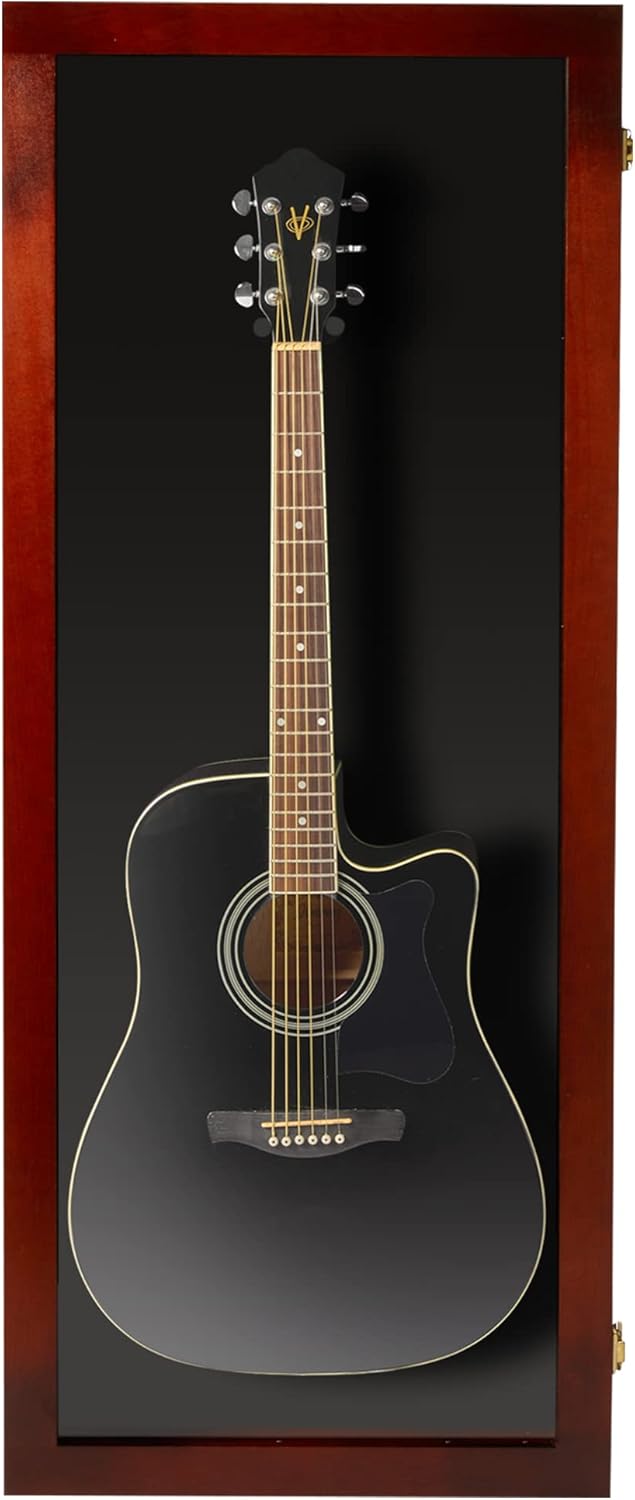 Amazon.com: PENNZONI Acoustic Guitar Display Case - Acrylic Acoustic ...
