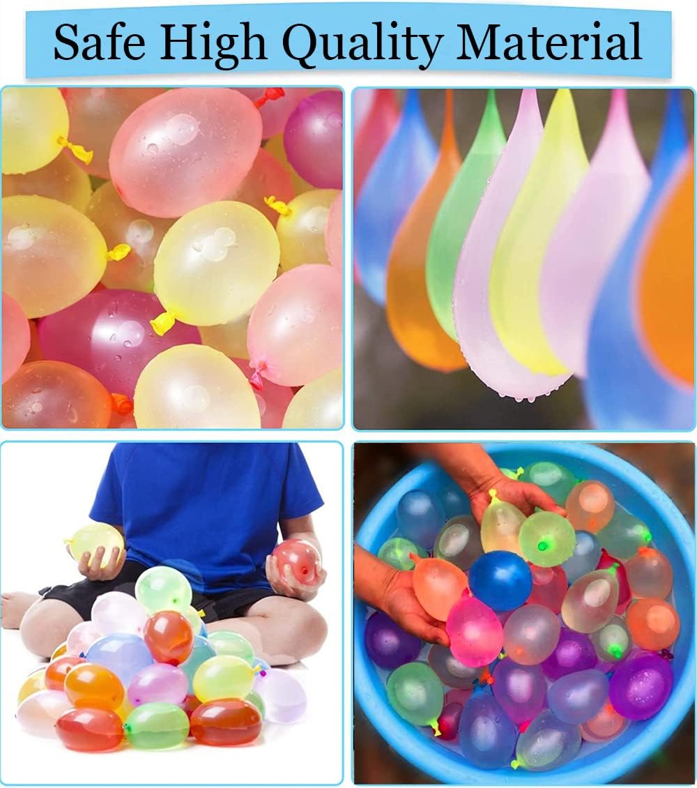 Water Balloons, 3 Bunches Safe Water Balloons Bomb, 111 Self-tying ...