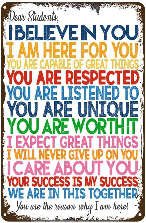 Buywell Classroom Poster Class Decor In This Classroom Inclusion Safe ...