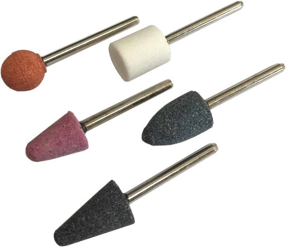 Mini Mounted Stone Set for Die Grinders Dremmels - 1/8" Shank (3mm ...