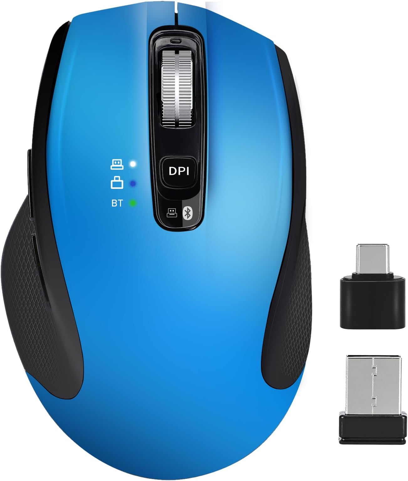 Amazon.com: Bluetooth Wireless Mouse USBC for Mac Book Pro/Laptop ...